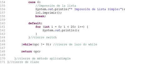 codigos y algo mas listas simples en java