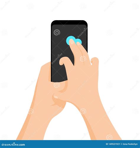 Touch Screen Interface Hand Gestures Icons Set Isolated Vector Illustration Stock Vector