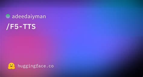 Adeedaiyman F TTS Datasets At Hugging Face