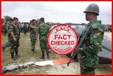 Fact Check ၂၀၀၂ ခုနှစ်က မြန်မာနယ်စပ်မှာ ဘင်္ဂလားဒေ့ရှ်ရဟတ်ယာဉ် ပျက်ကျ သတင်းကို လက်ရှိအဖြစ်အပျက