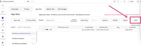 Db Bulk Operation Vs Recursive Wf To Modifydelete Large Amount Of