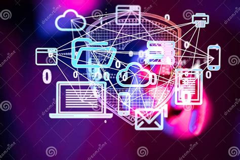 A Binary Code String Aggregation Risesbig Data Convergence Stock Image Image Of Abstract