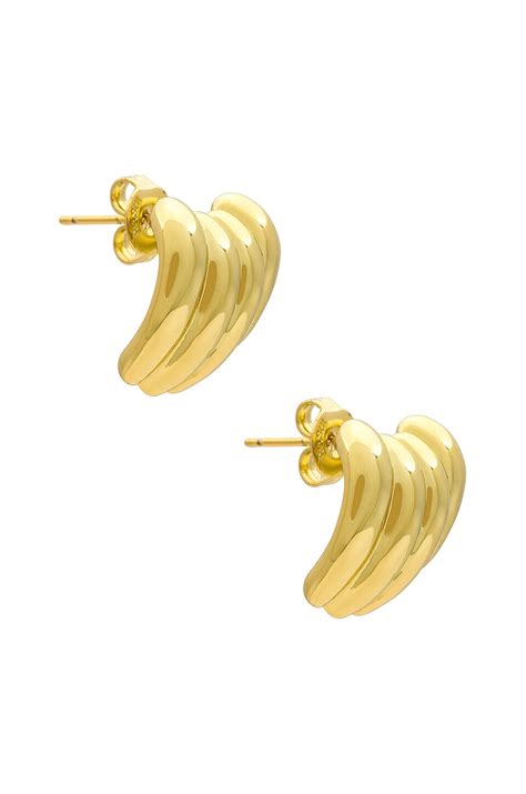 Shashi X Revolve Anisa Hoop In Gold Revolve