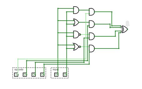 Circuitverse 4 Bit Boolean Operation