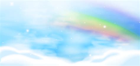 蓝色彩虹天空背景图片 蓝色彩虹天空背景素材图片 千库网