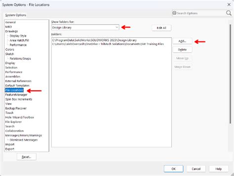 How To Add Folders To Design Library