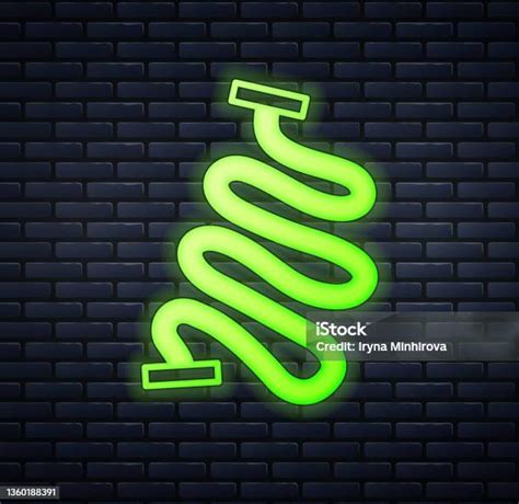 벽돌 벽 배경에 고립 된 빛나는 네온 레이싱 트랙 아이콘 벡터 Championship에 대한 스톡 벡터 아트 및 기타 이미지 Championship 거리 경쟁