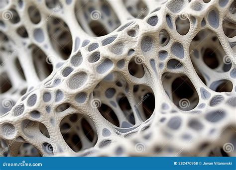 Scanning Electron Microscope Bone Tissue Generative Ai Stock Illustration Illustration Of