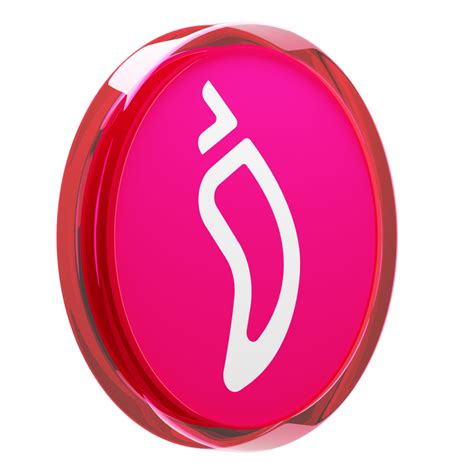 Chiliz Chz Glass Crypto Coin 3d Illustration 24092757 Png