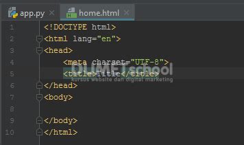 Penggunaan Flask Framework Python Pada Web Aplikasi Kursus Web