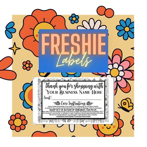 Roll Of 250 Large Car Freshie Warning Labels Custom Warning Labels