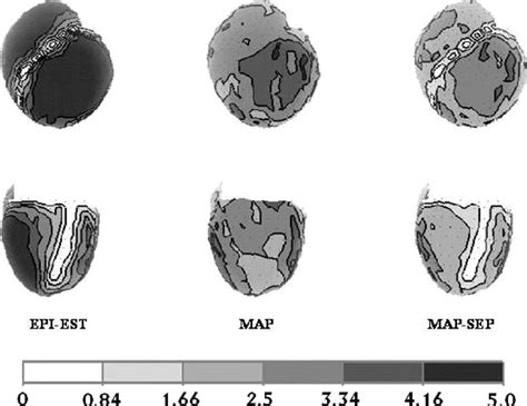 Error Standard Deviation Maps Corresponding To Three Bayesian Methods Download Scientific