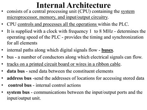Plc Programming Working Specifications Of Plc Pdf Operating Systems Computer Software