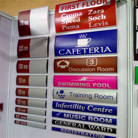 Modular Signage Board At ₹ 2000 Piece In Chennai Id 23022326788