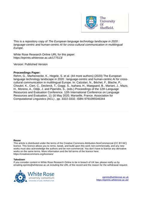 Pdf The European Language Technology Landscape In 2020 Language