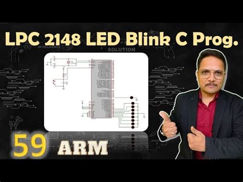 LPC LED Blinking C Program YouTube