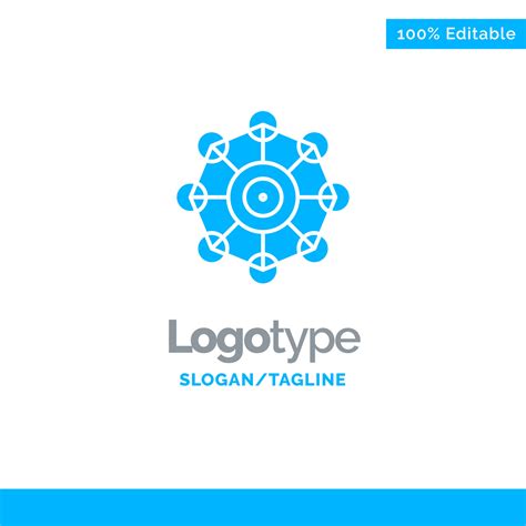Learning Machine Machine Learning Science Blue Solid Logo Template Place For Tagline 14703256