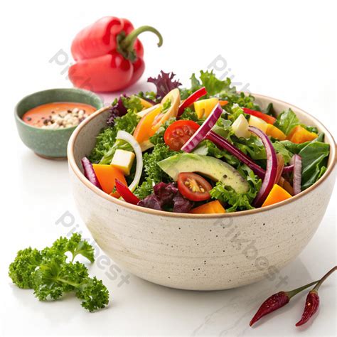 Fresh Vegetable Salad Bowl Photo  Free Download Pikbest