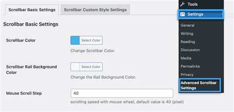 Hướng dẫn thêm Scrollbar tùy chỉnh trong WordPress