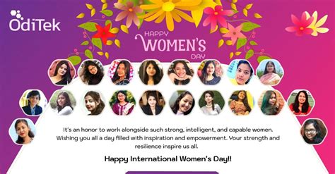 Oditek Solutions On Linkedin Happywomensday Womenempowerment