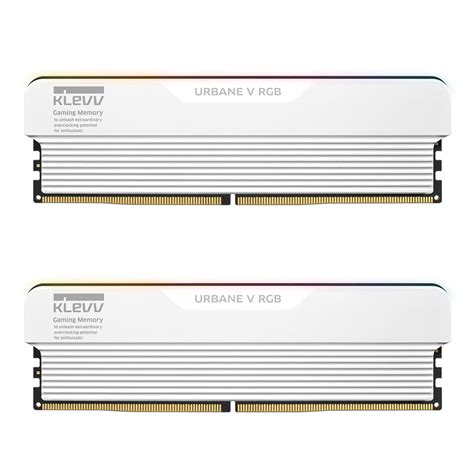 32gb 16gbx2 Ddr5 6800mhz Ram หน่วยความจำ Klevv Urbane V Rgb White
