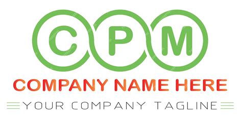 Premium Vector Cpm Letter Logo Design