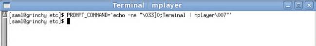 Bash Set Dynamic Window Title Based On Command Input Unix Linux