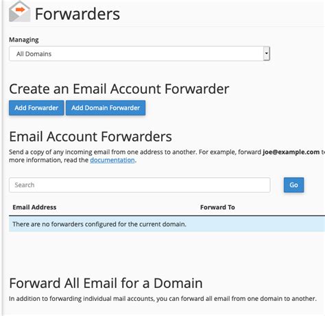 Email Forwarders Create Com