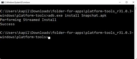 Windows How To Sideload APK Using Windows Subsystem For Android And ADB