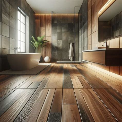 35 Stylish Wood Look Tile Ideas For Breathtaking Bathroom Designs Homedecorfull Ceramic Wood
