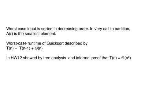 chapter 7 quick sort recursive sorting using partition ppt download