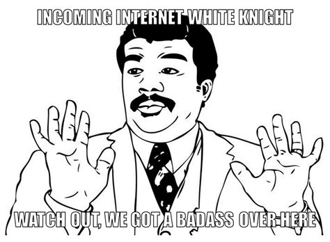 White Knight Internet Memes The Virgin White Knight Vs The Chad Black