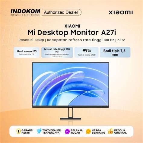 Promo Xiaomi Monitor A I Ips Screen Hz Fhd Garansi Resmi Diskon Di Seller Indokom
