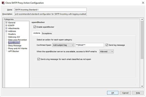 SMTP Proxy SpamBlocker