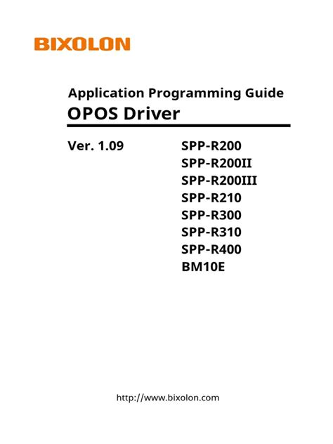 Manual Opos Driver Msr English V109 Pdf