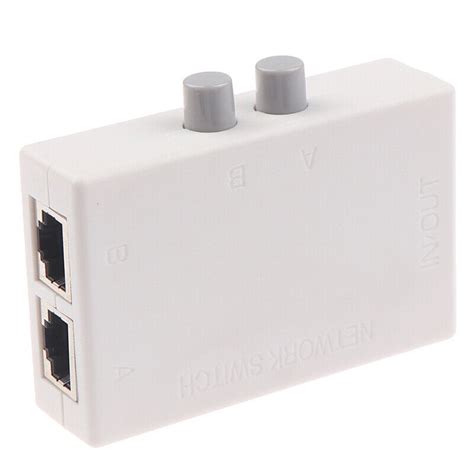 Mini 2 Port Rj45 Rj 45 Network Switch Ethernet Network Box Switcher 2 Way P L8 Ebay