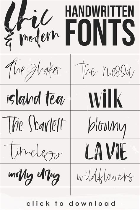 modern handwritten fonts handwritten fonts lettering fonts fancy fonts