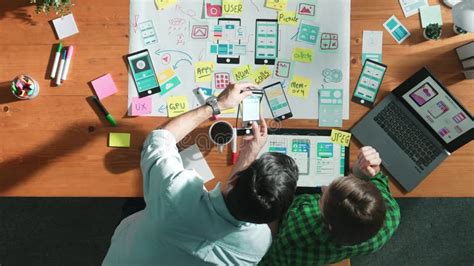 Time Lapse Of Manager Working Together To Develop Ux Ui Design