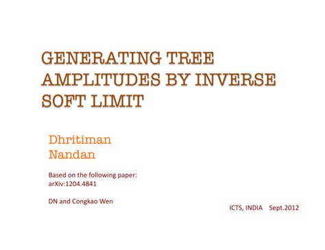 generating tree amplitudes by inverse soft limit
