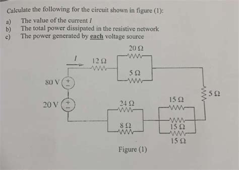 Solved Calculate The Following For The Circuit Shown In Chegg