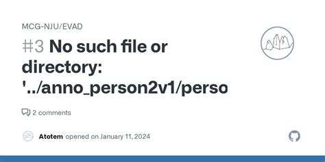 No Such File Or Directory Anno Person2v1 Person Test2020 Json
