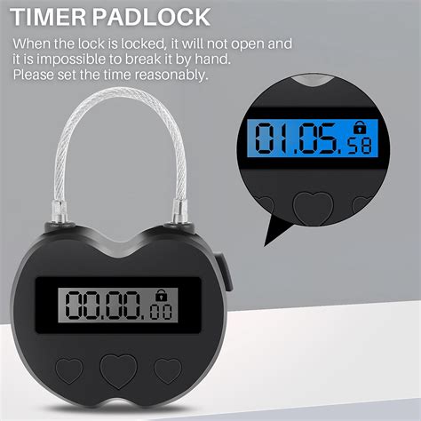 Smart Time Lock Lcd Display Time Lock Multifunction Travel Electronic Timer Waterproof Usb