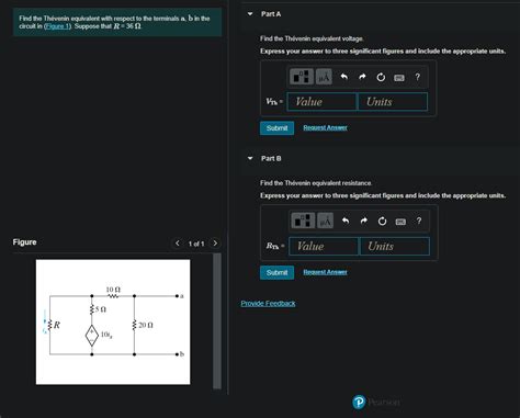 Solved Find The Thévenin Equivalent With Respect To The