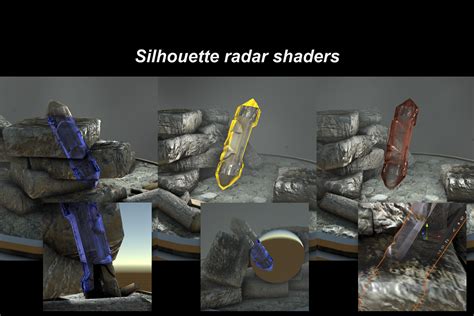Silhouette Radar Shaders Vfx Shaders Unity Asset Store