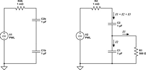 Transient RC Circuit Simulation Electrical Engineering Stack Exchange