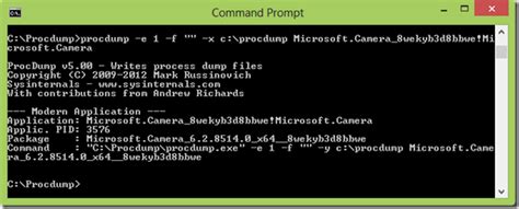 Using ProcDump To Monitor Windows Store Apps Michael Crump