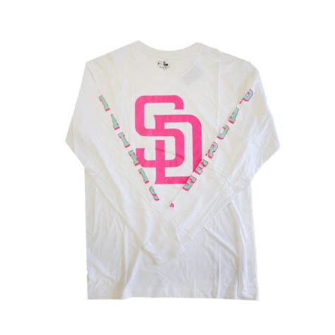 New Era San Diego Padres City Connect Team Logo Long Sleeve T Shirt