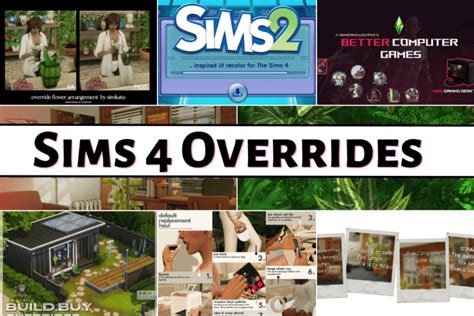 Sims Overrides For Personalizing Your Game Sims Default Replacements