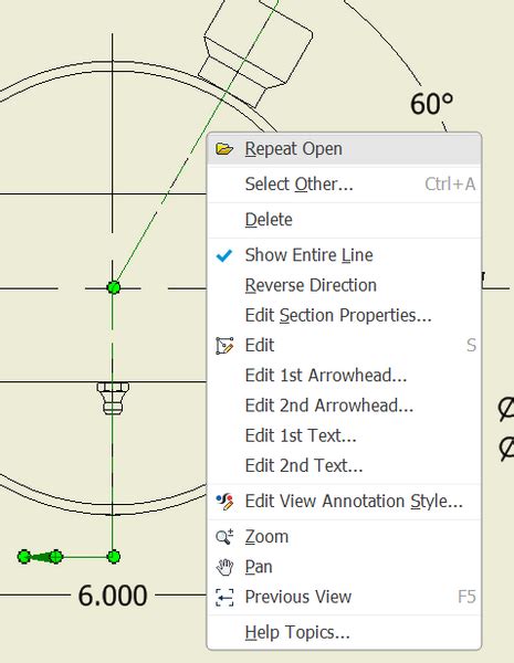 solved aligned section view not fully hatched autodesk community