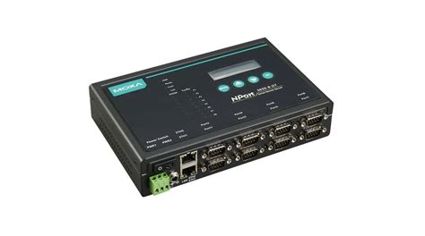 NPORT 5650I 8 DT T Moxa Serial Device Server Serial Ports 8 RS232 RS422 RS485 Distrelec